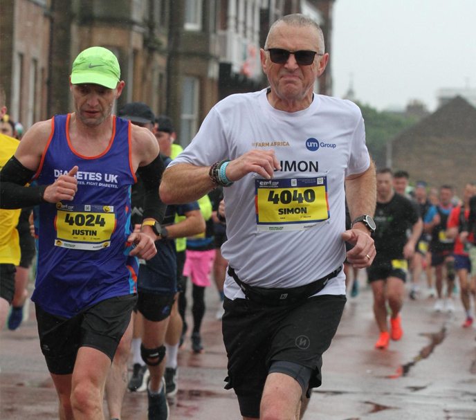 Andrew and Simon cycle and run to clock up more… | United Molasses